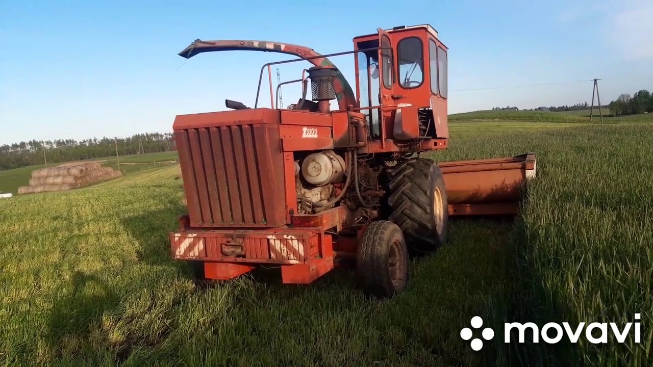 Zielonka 2020 trawa i żyto na kiszonke/ case 1195 CVX/ zetor 8145 ...