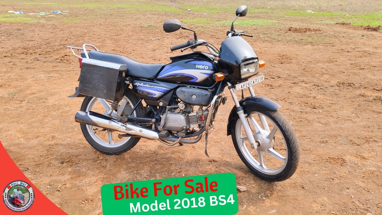 Sale Vehicle Splendor Plus 100CC 2018 Model BS4 | అమ్మబడును - YouTube