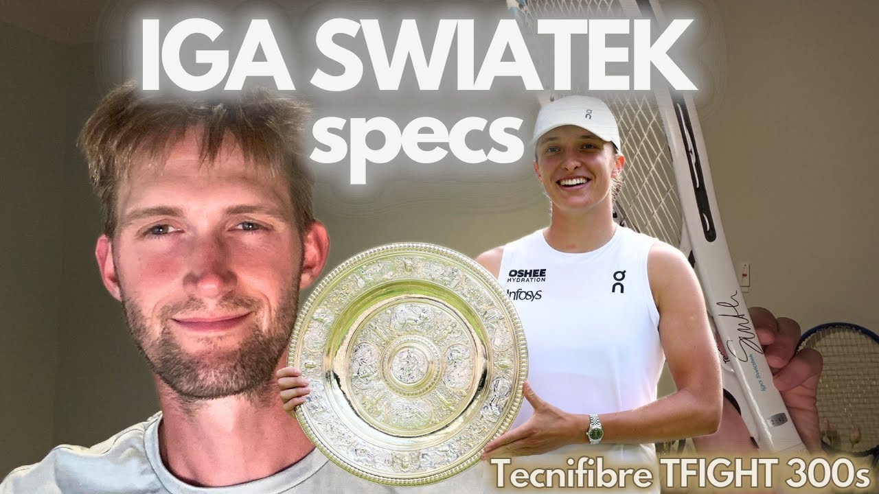 Iga Swiatek racquet specs (Tecnifibre TFight 300s) - Wimbledon champion ...