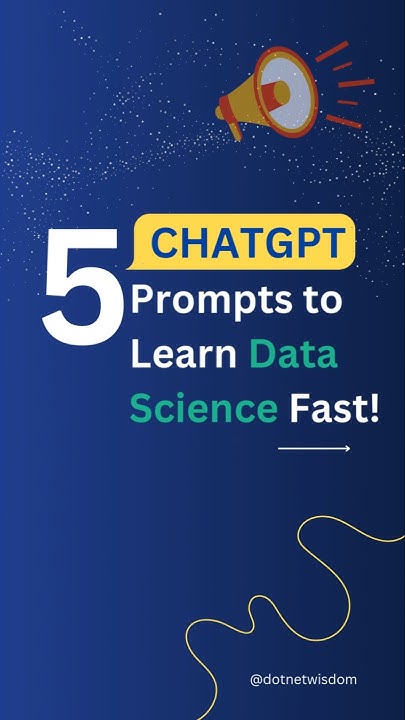 5 ChatGPT prompts to learn Data Science fast! #datascience #chatgptprompts - YouTube