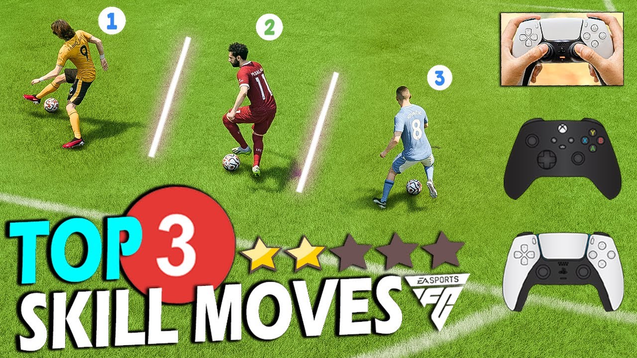 [TOP 3] 2 STAR SKILL MOVES IN EA FC 24 - META SKILL MOVES TUTORIAL ...