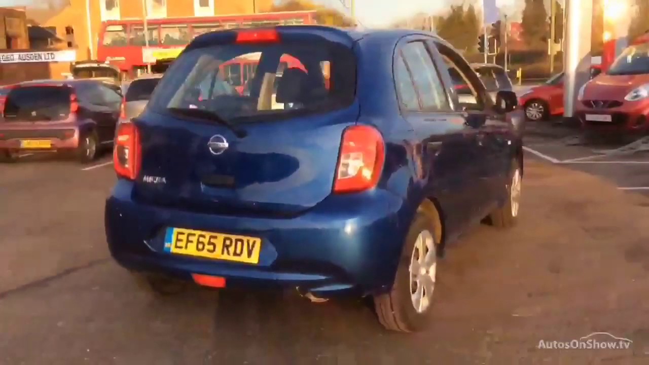 NISSAN MICRA VISIA BLUE 2015 - YouTube