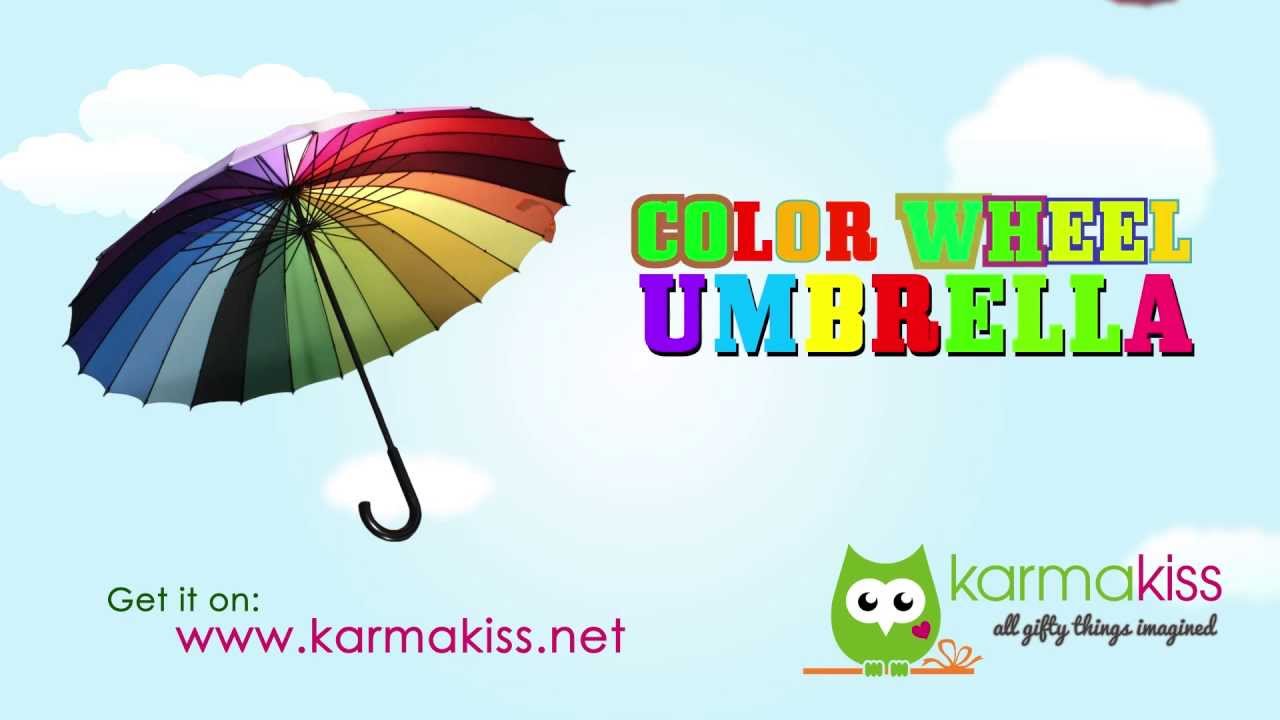 Color Wheel Umbrella - YouTube