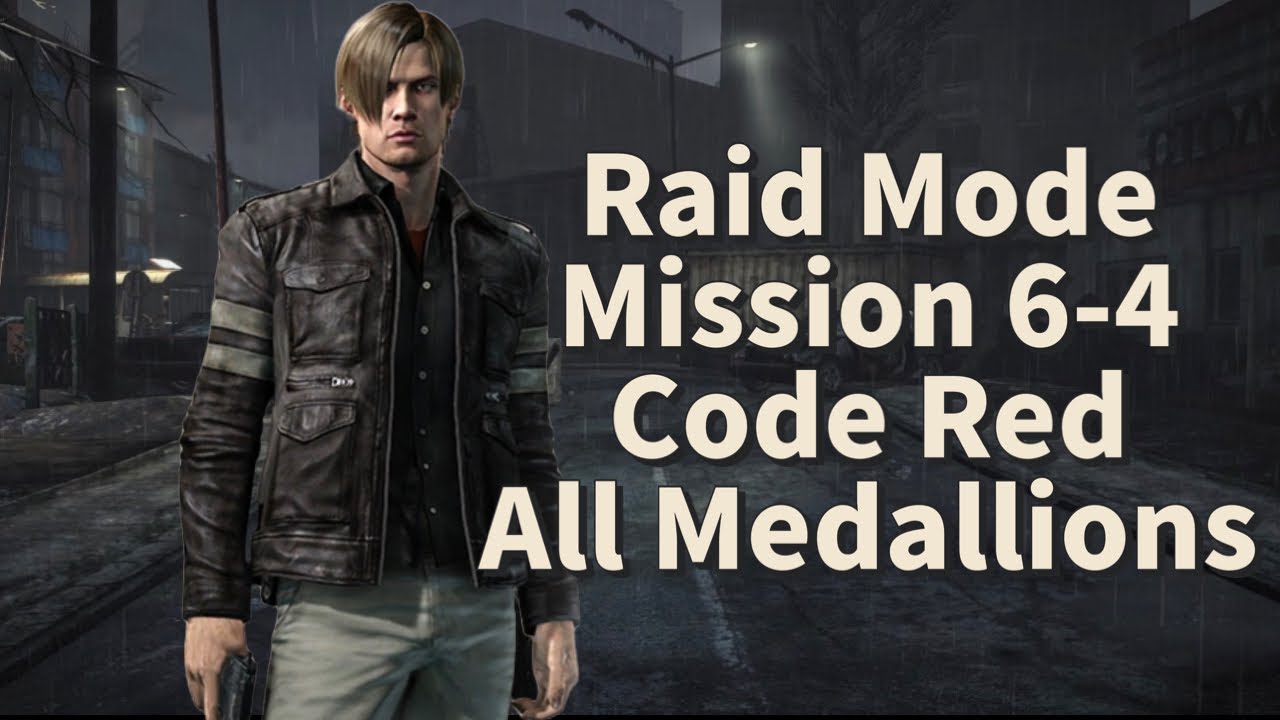 RESIDENT EVIL REVELATIONS 2 Leon Raid Mode Mission 6-4 Code Red All ...