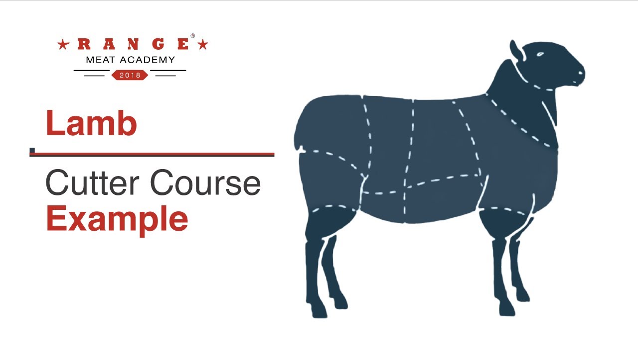 Range Meat Cutter Lamb Course Example - YouTube