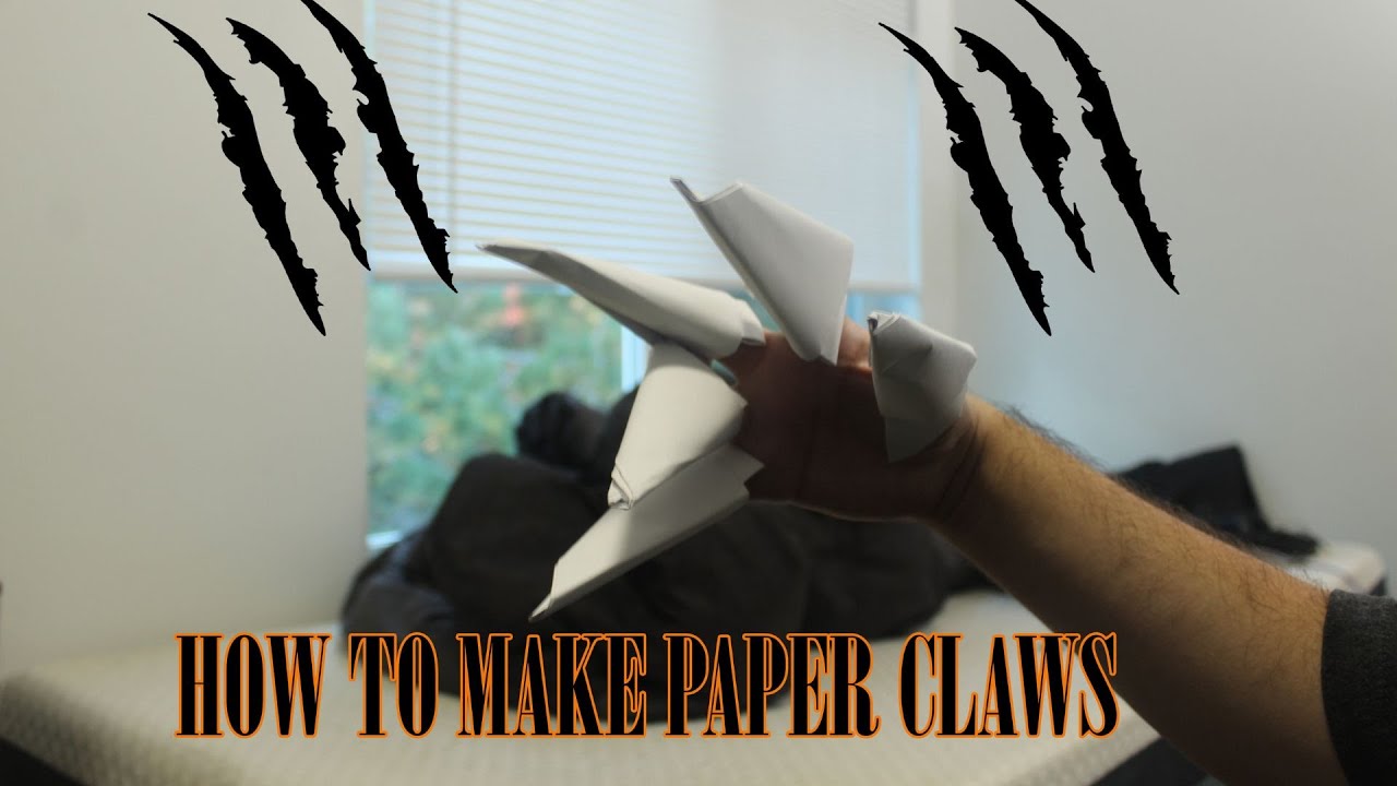 How to Make Paper Claws - YouTube