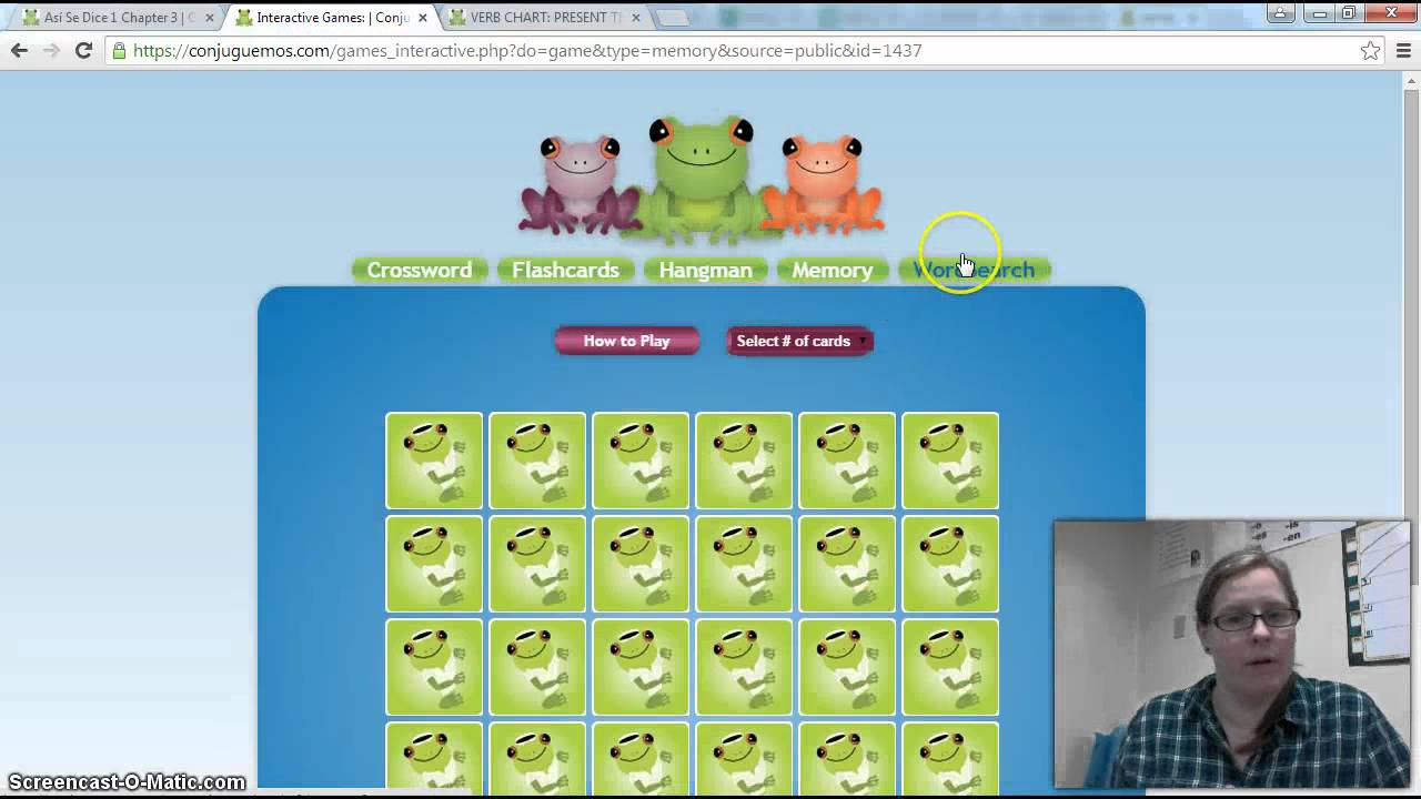 How to study with conjuguemos.com - YouTube