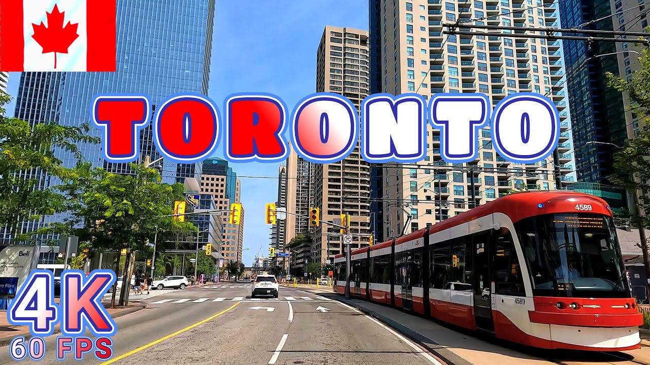 Toronto Drive Part 3/7, Metropol City in Canada 4K - UHD - YouTube