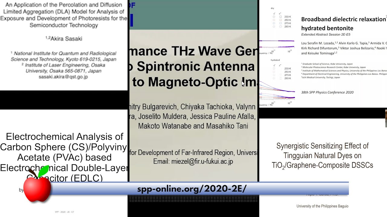 SPP 2020 Session 2E: Condensed Matter & Materials Science (SP) - YouTube