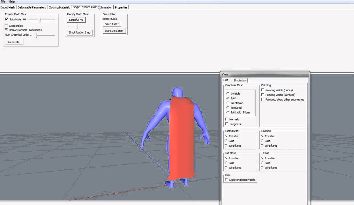 UE4 Apex Cloth From Nividia Cloth Tool Demonstration 2 - YouTube