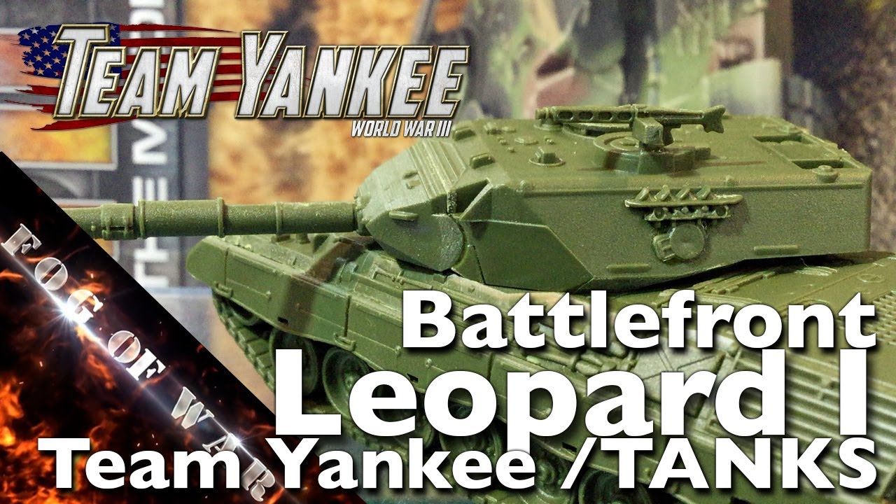 Review | Battlefront Leopard I 1/100 (15mm) | Team Yankee & Tanks - YouTube