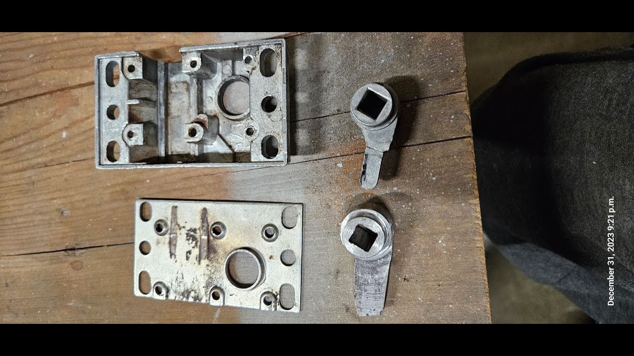 Tractor door latch repair on 9030 Ford New Holland - YouTube