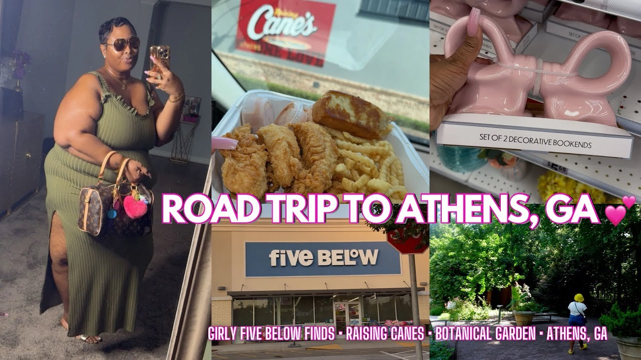 Road Trip to Athens, GA | Girly Five Below Finds 💅🏽 • Botanical Garden ...