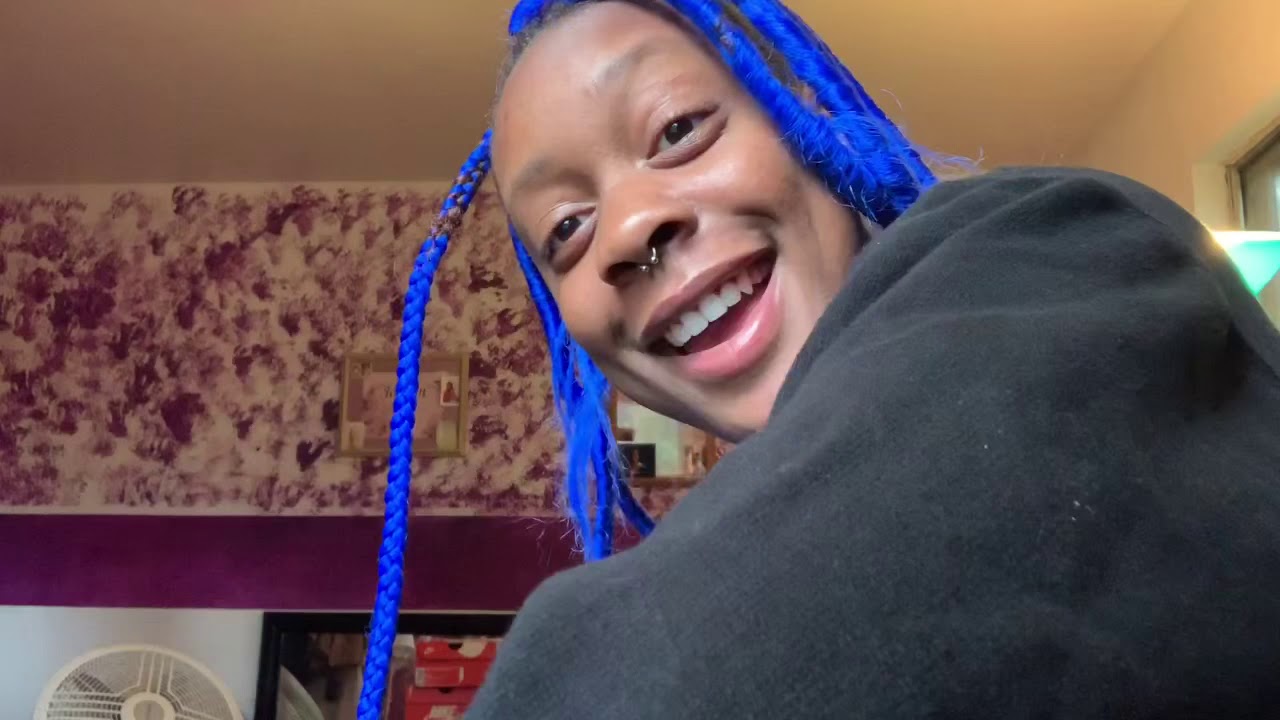 ROYAL BLUE FAUX LOCS (BEGINNER FRIENDLY) - YouTube