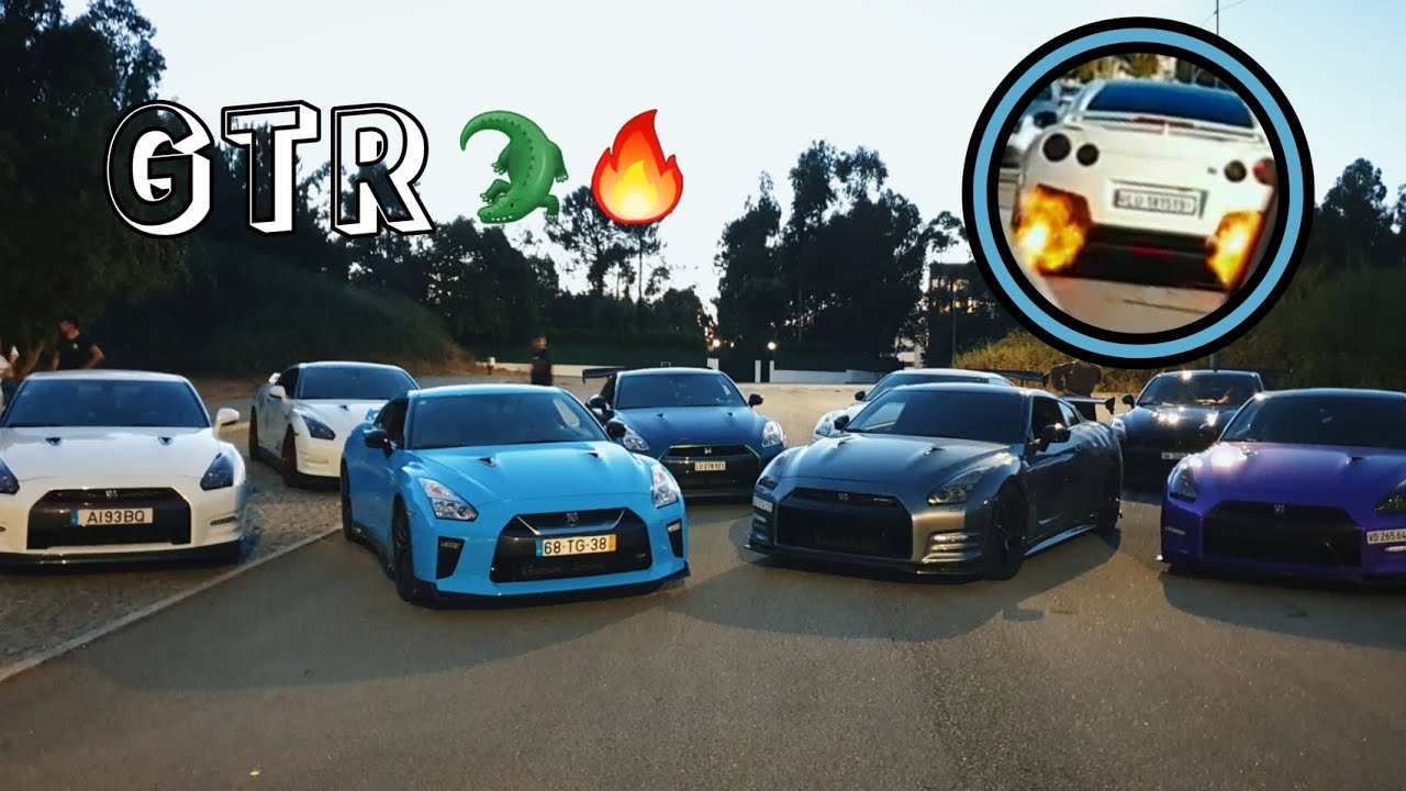 Dany ZILLA | INVADIMOS O PORTO COM 10 GTR's R35 - YouTube