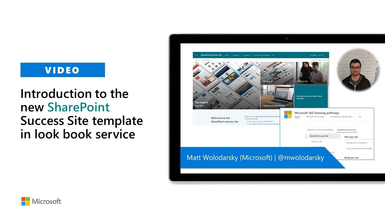 Introduction to the new SharePoint Success Site template in look book ...