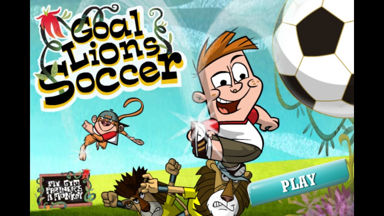 My Gym Partner is a Monkey Goal Lions Soccer (CN Games) - YouTube