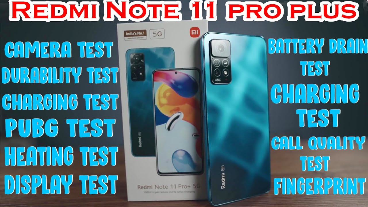 Redmi Note 11 Pro Plus All Test -Camera test Battery drain test ...