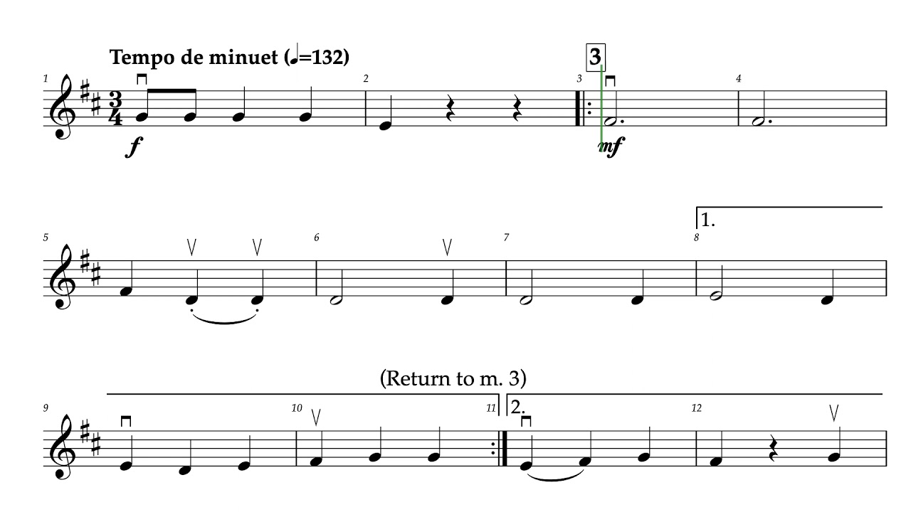 Miniature Symphony - violin 2 - YouTube