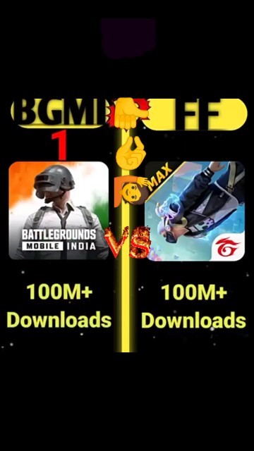 Bgmi V S Free fire #bgmi #freefire #comprision #vs #like #subscribe # ...