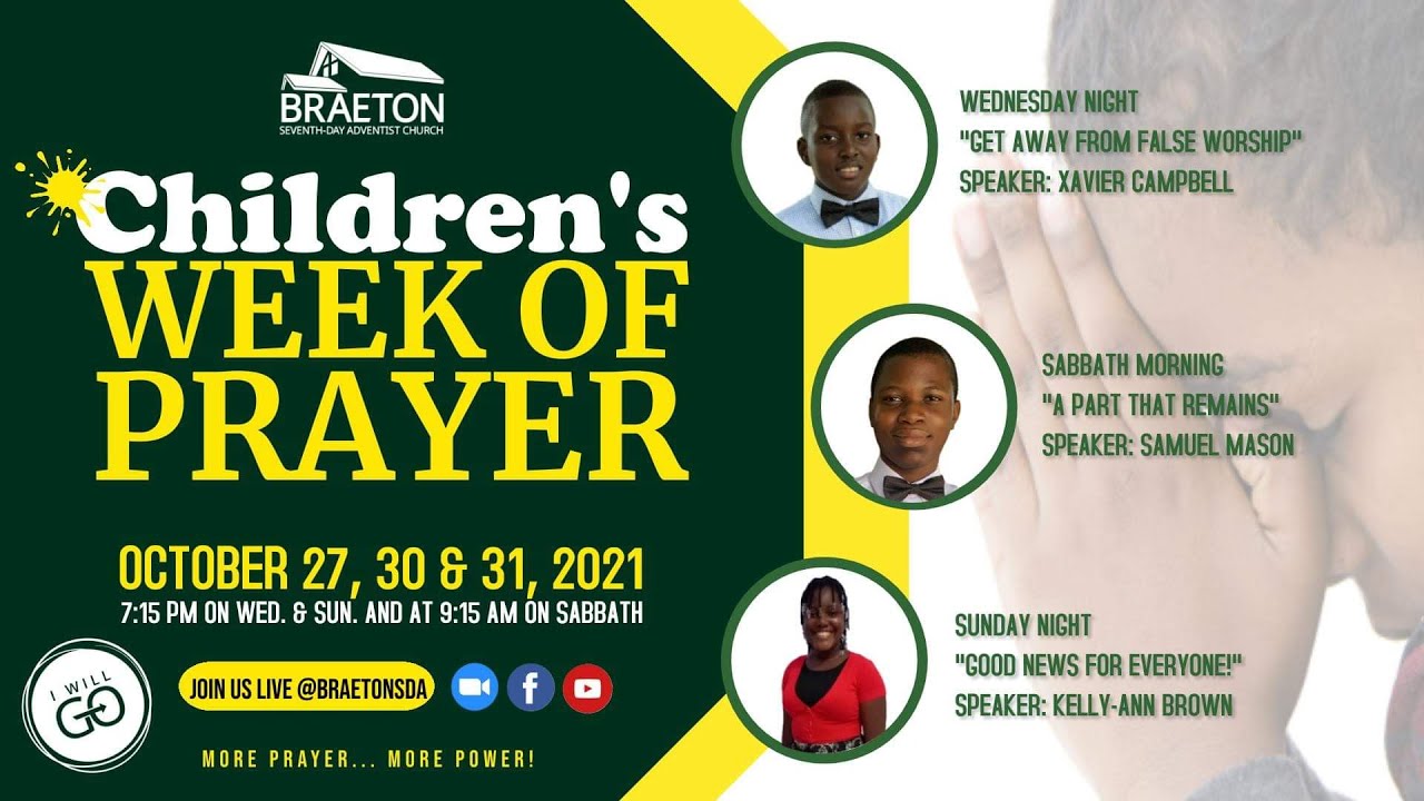 Children's Week of Prayer || Samuel Mason - YouTube