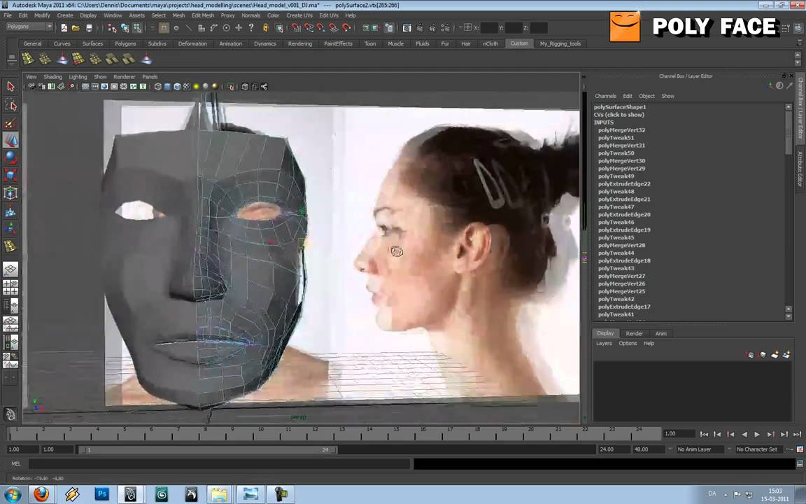 Head Modelling 2 of 2 - Maya Tutorial - 2/7 - YouTube