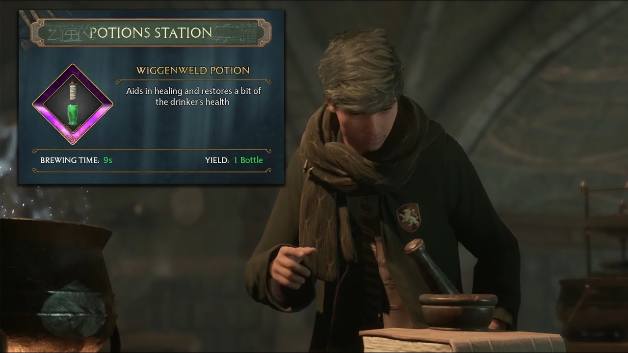 Start a Potion Class at Hogwarts HOGWARTS LEGACY - YouTube
