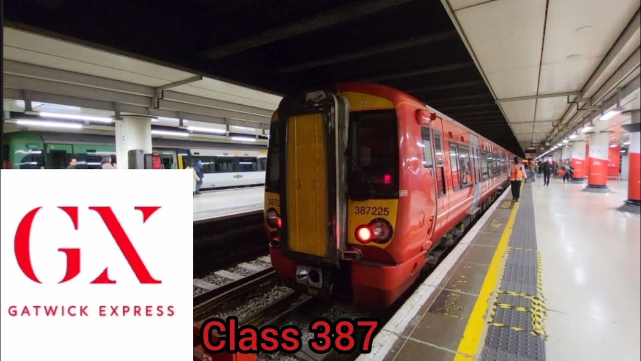Gatwick Express Class 387 Review Full Journey Brighton-London Victoria ...
