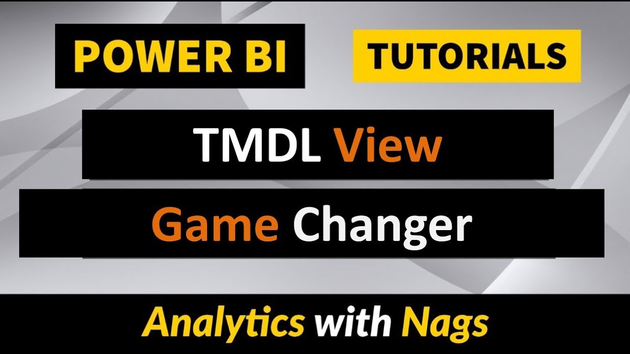 What is TMDL View in Power BI | How to Create a Report Automatically Using TMDL - YouTube