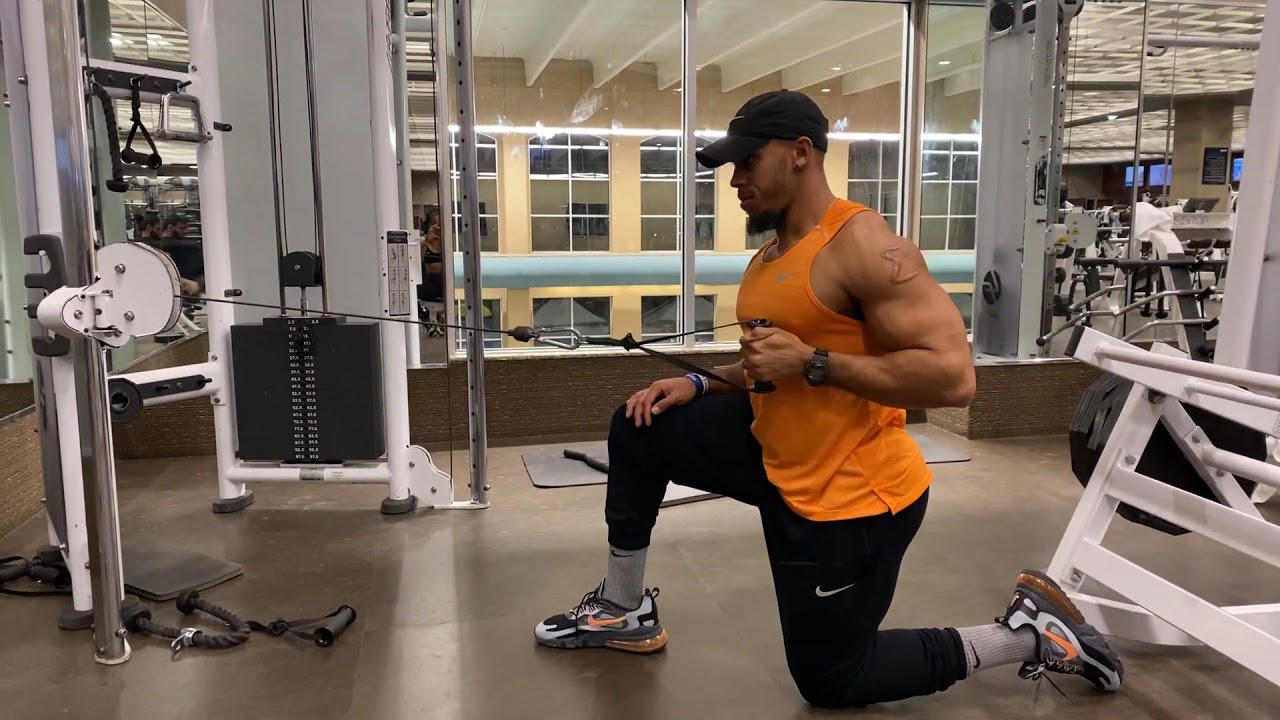 Half Kneeling SA Cable Row - YouTube