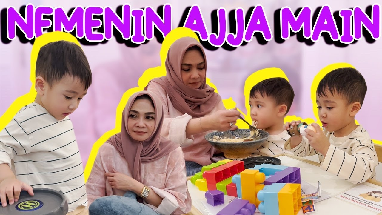 MAMA RIETA NEMENIN RAYYANZA MAKAN PASTA DAN MAIN!! @RansEntertainment ...