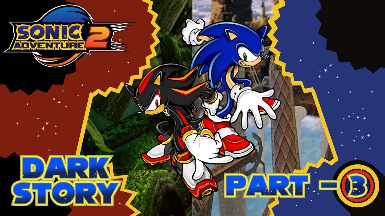 Sonic Adventure 2 - dark story - part 3 -sky rail is kinda short - YouTube