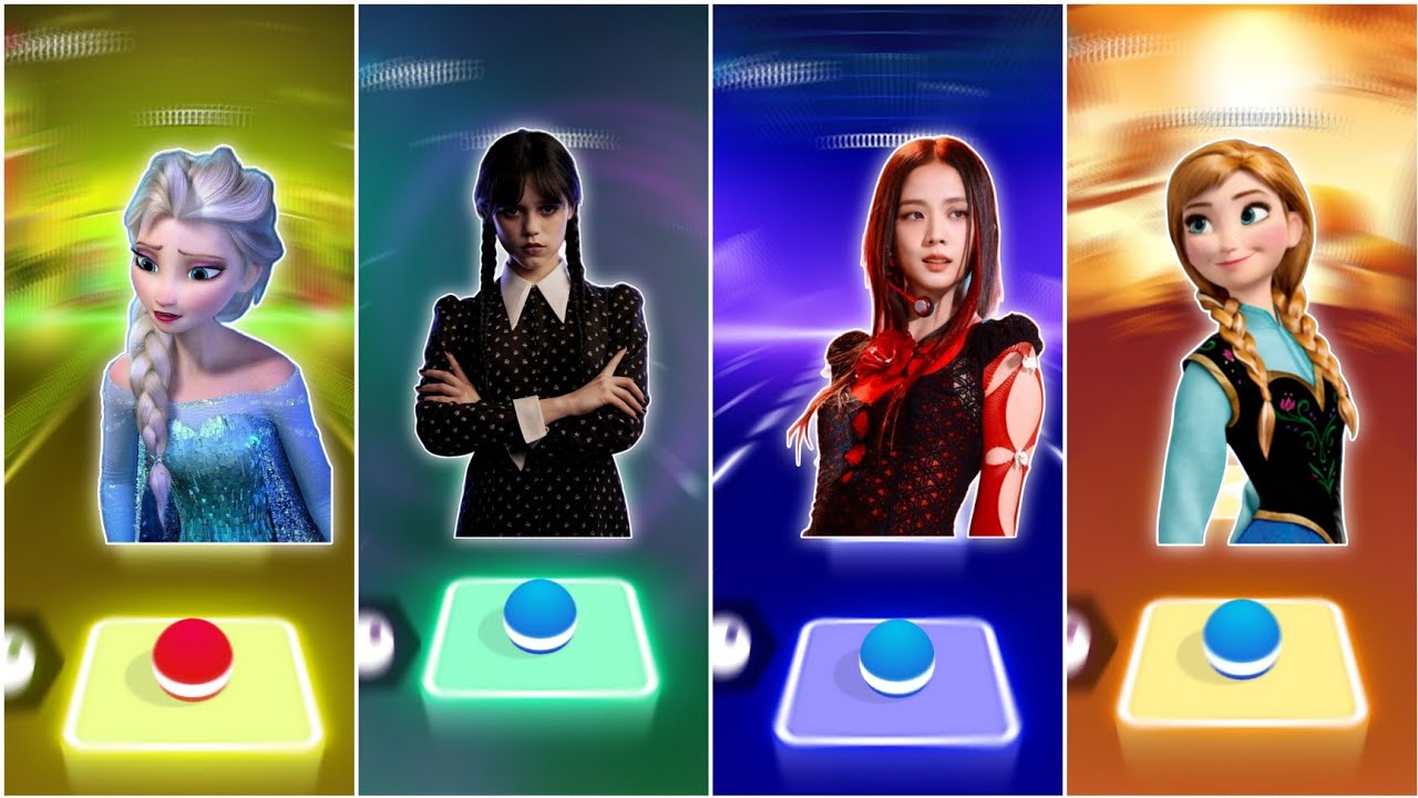 Wednesday Dance With My Hands Vs Jisoo Flower Dance Vs Elsa Dance Let ...