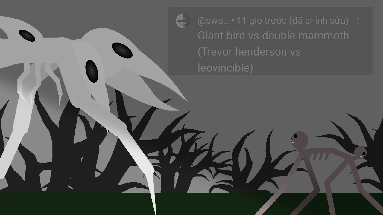 giant bird Vs double mammoth (long Trevor Henderson Vs leovincible ...