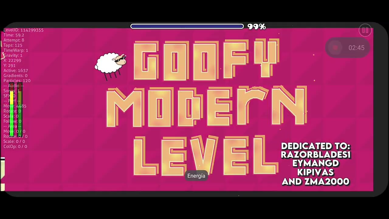 Geometry Dash Goofy Modern Level Created By CoolSheep69 Daily Level For ...