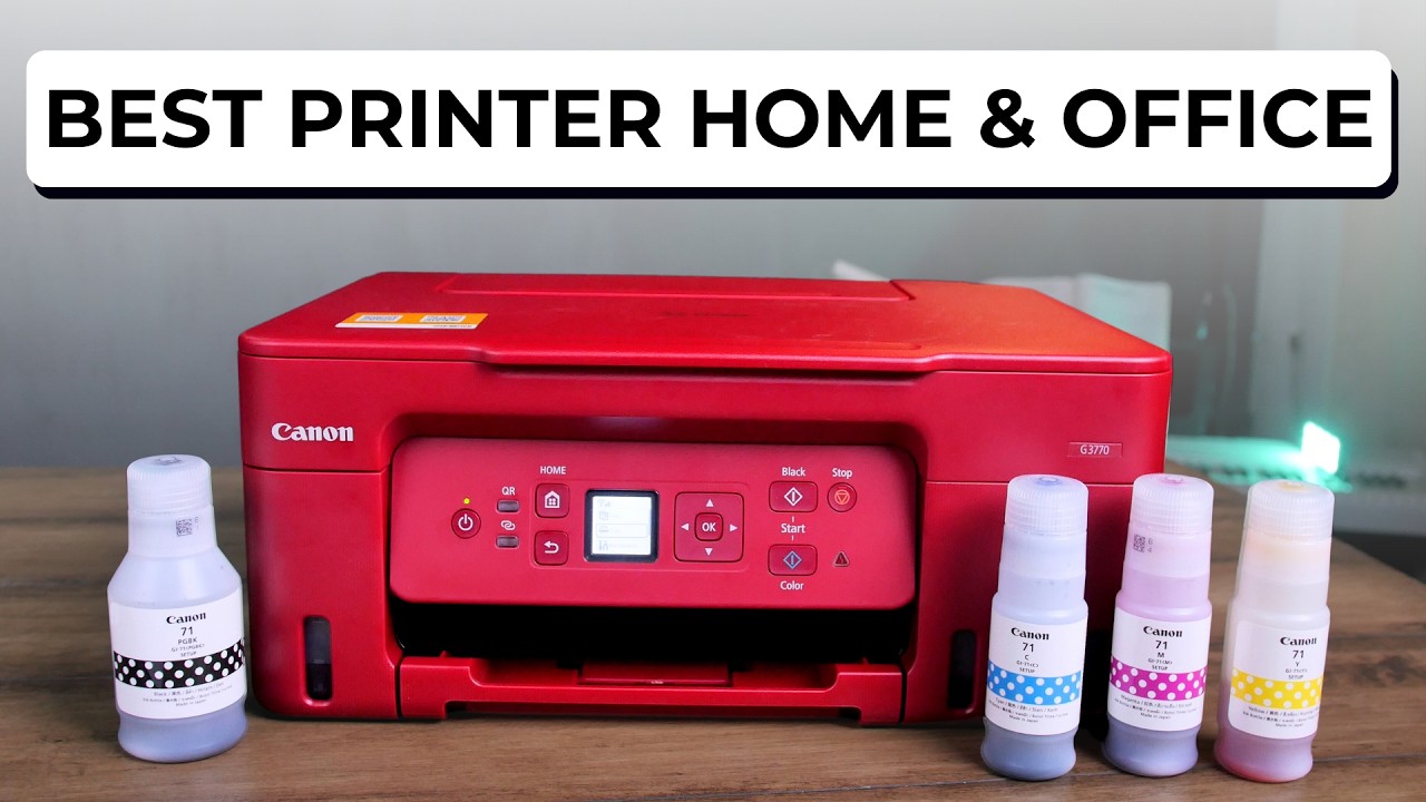Best Printer for Home, Office & Shop | Canon Pixima G3770 - YouTube