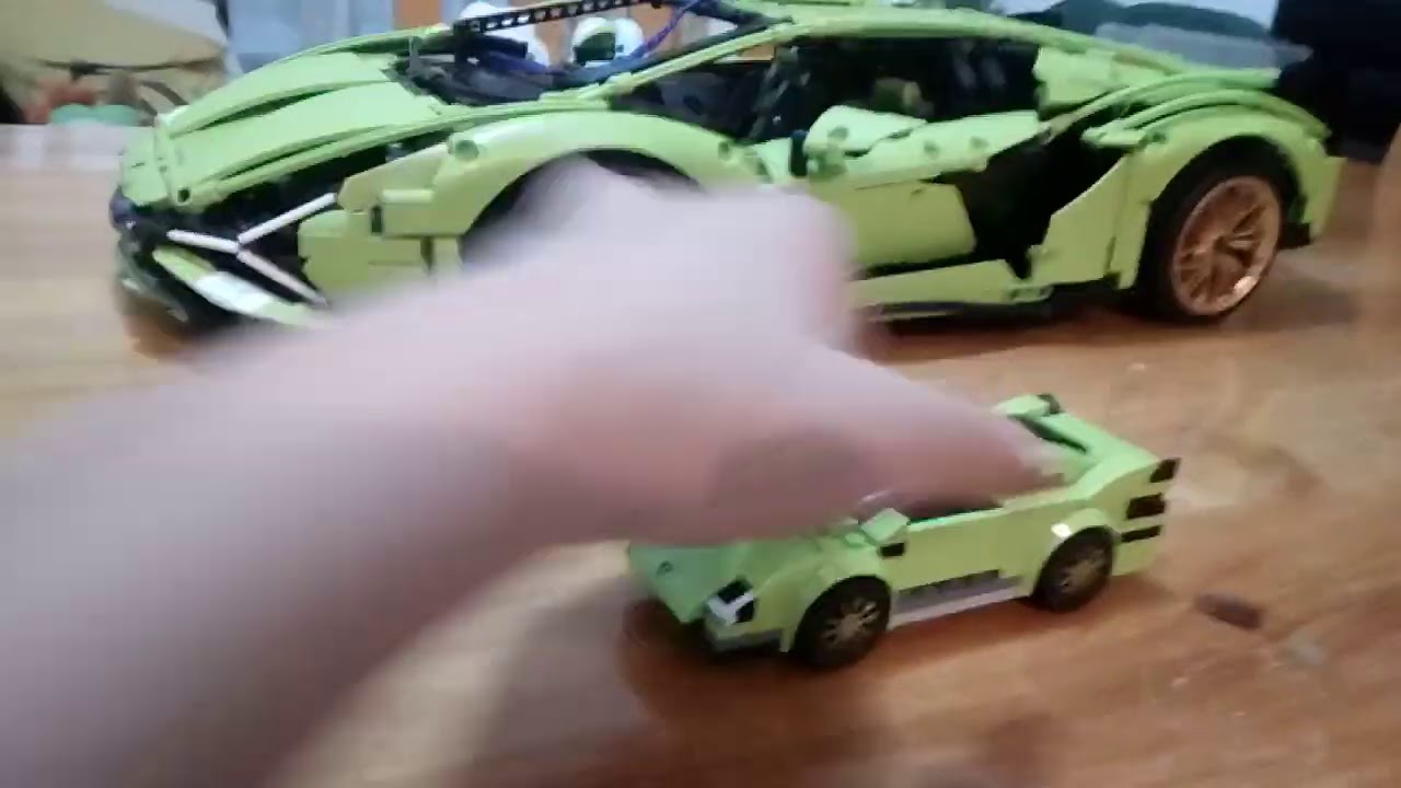 Lego Lamborghini Sian FPK 37 42115 vs MOC - YouTube