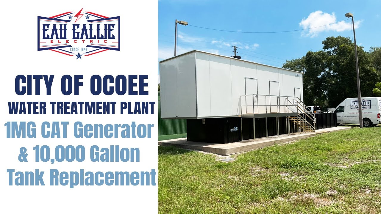 Ocoee WTP 1MG CAT Generator & 10,000 Gallon Tank Replacement # ...