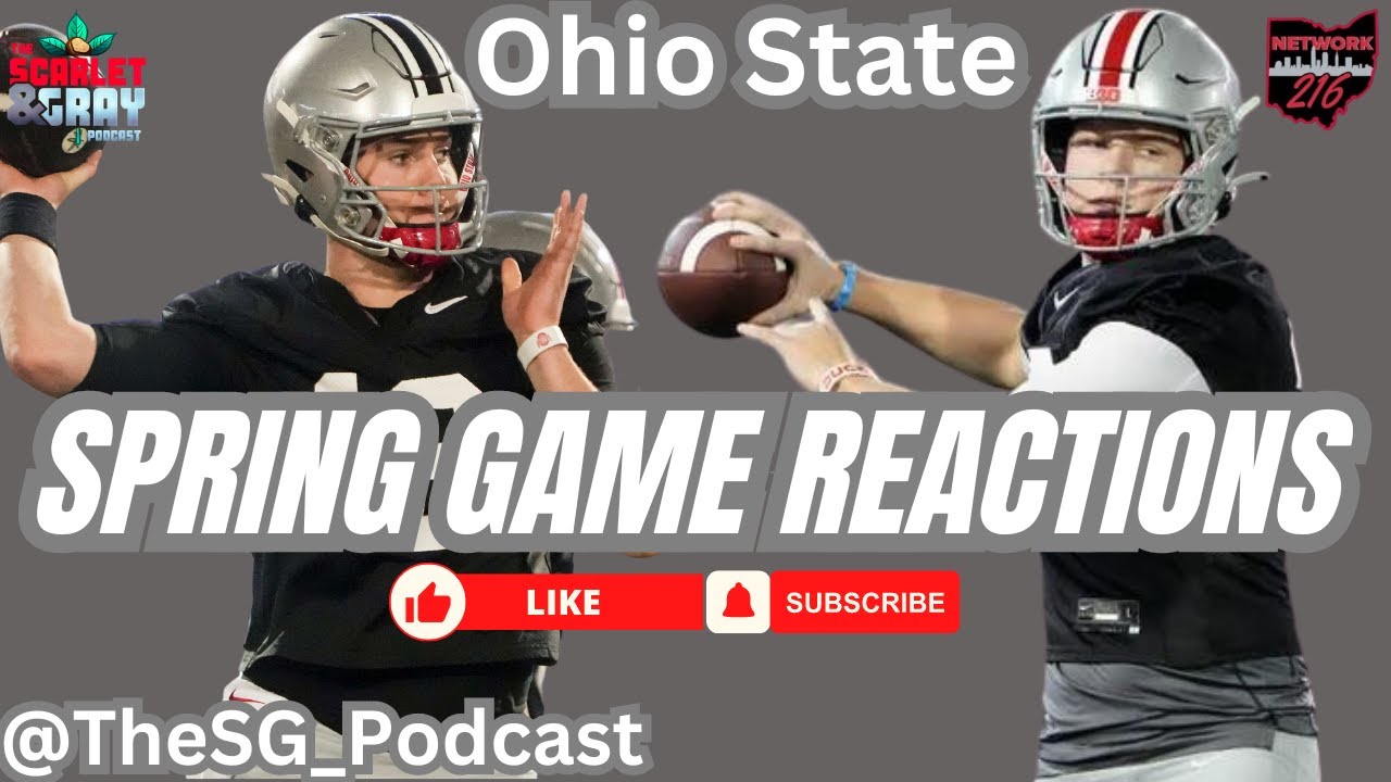 Ohio State Spring Game Reactions - YouTube