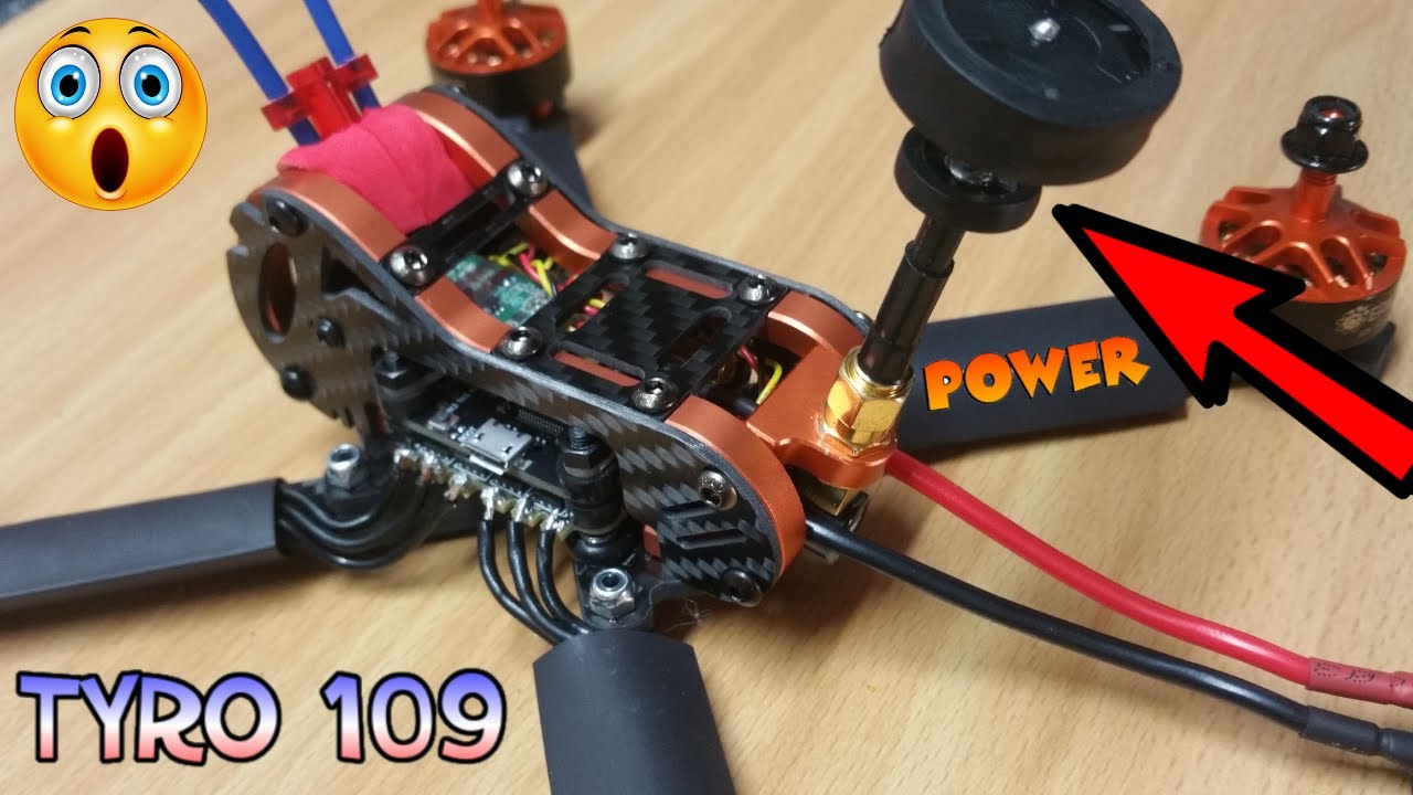 Eachine TYRO 109 - First Fly with Stock Antenna - GOOD? - YouTube