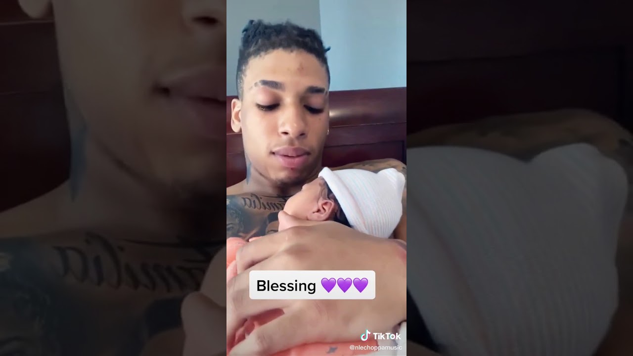 Nle Choppa is great dad to his daughter - YouTube