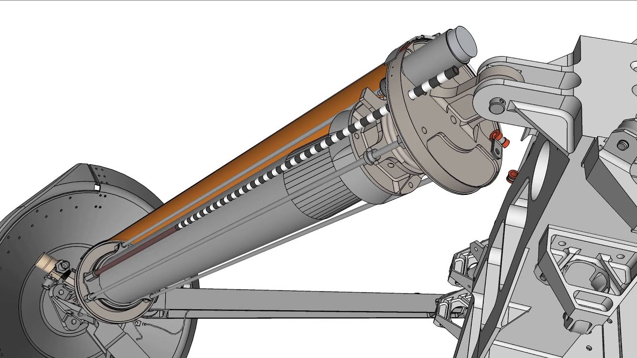Viking Lander Leg Animation - YouTube