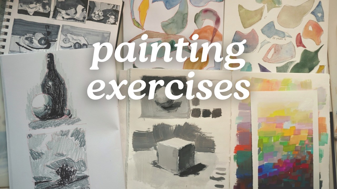 🎨 Painting excercies to improve your skill fast! - YouTube