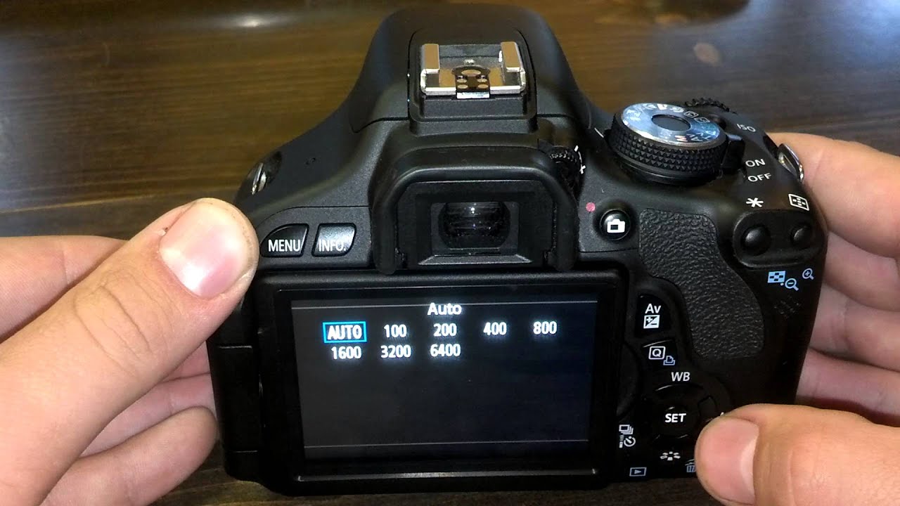 DSLR Tips - How To Change ISO - YouTube