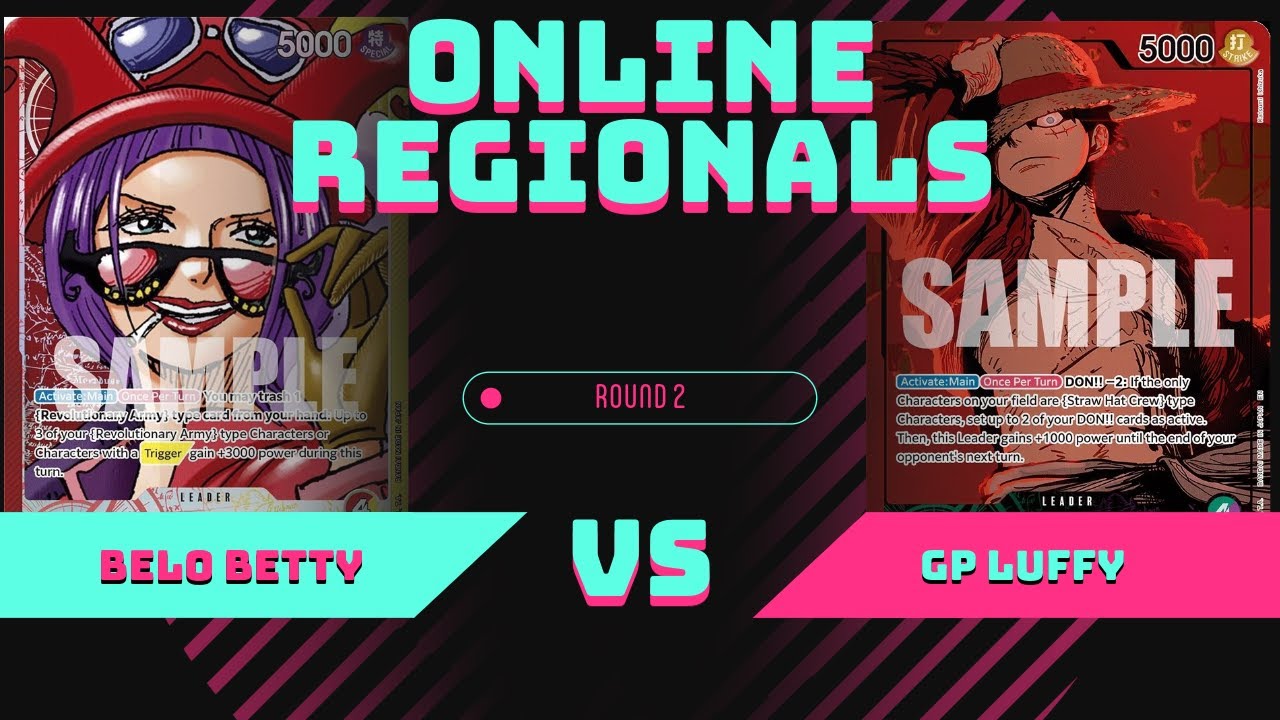 BETTY VS GP LUFFY - EB02 Online Regionals - Round 2 - One Piece TCG ...