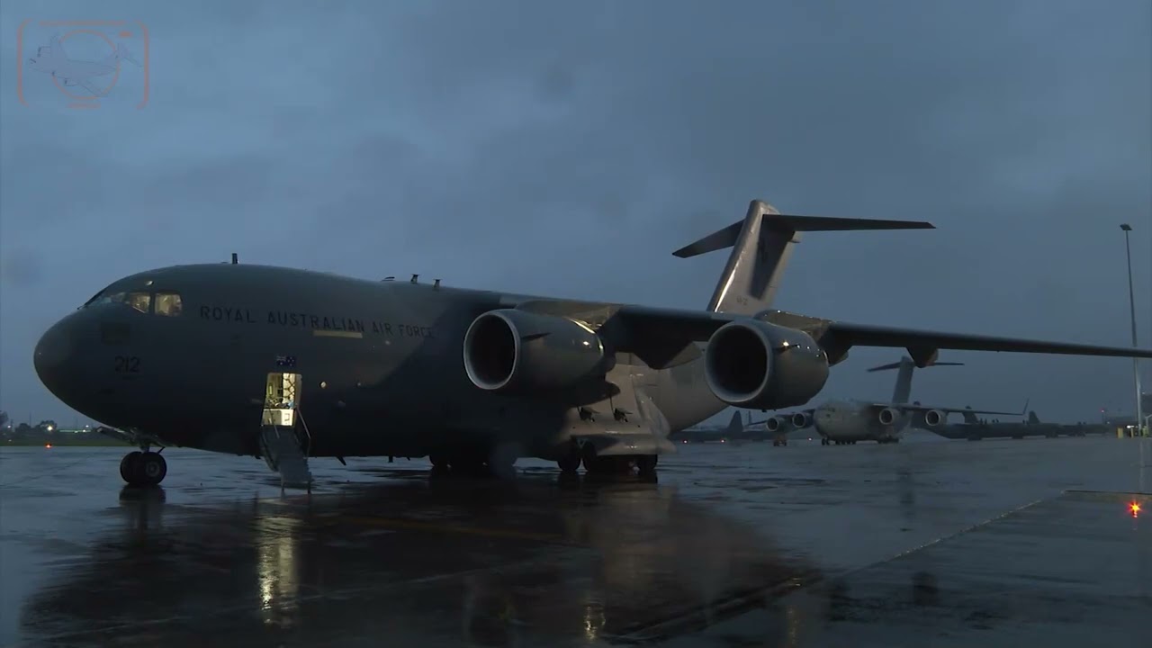 RAAF C-17's to Europe delivering Military equipment and Humanitarian ...