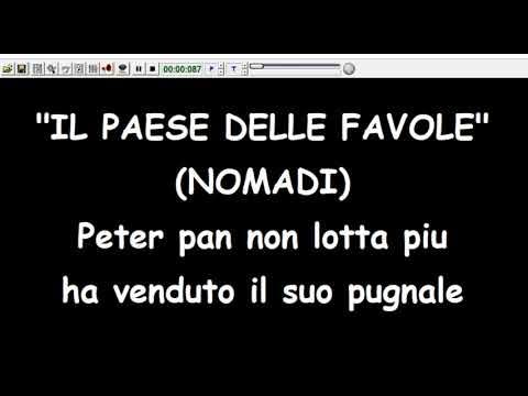 Nomadi - Il Paese Delle Favole (Karaoke Devocalizzata) - YouTube