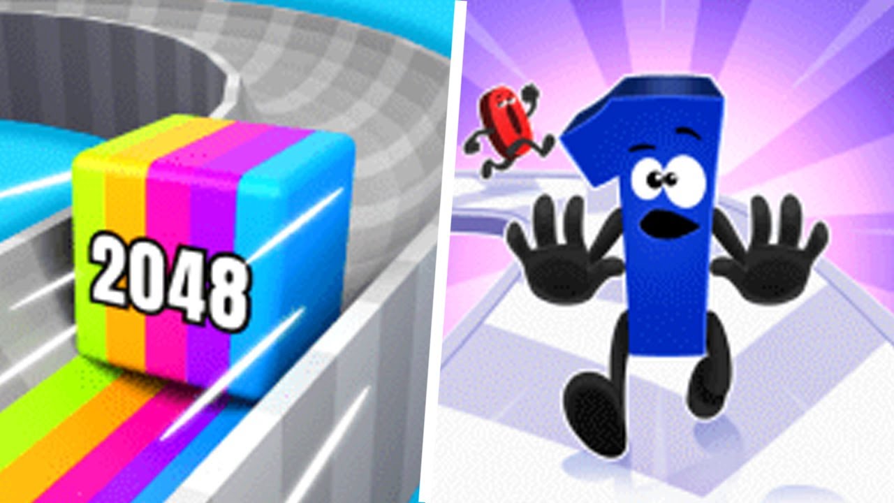 Satisfying Mobile Games - Tube Jelly Slide vs Number Leveling Max ...