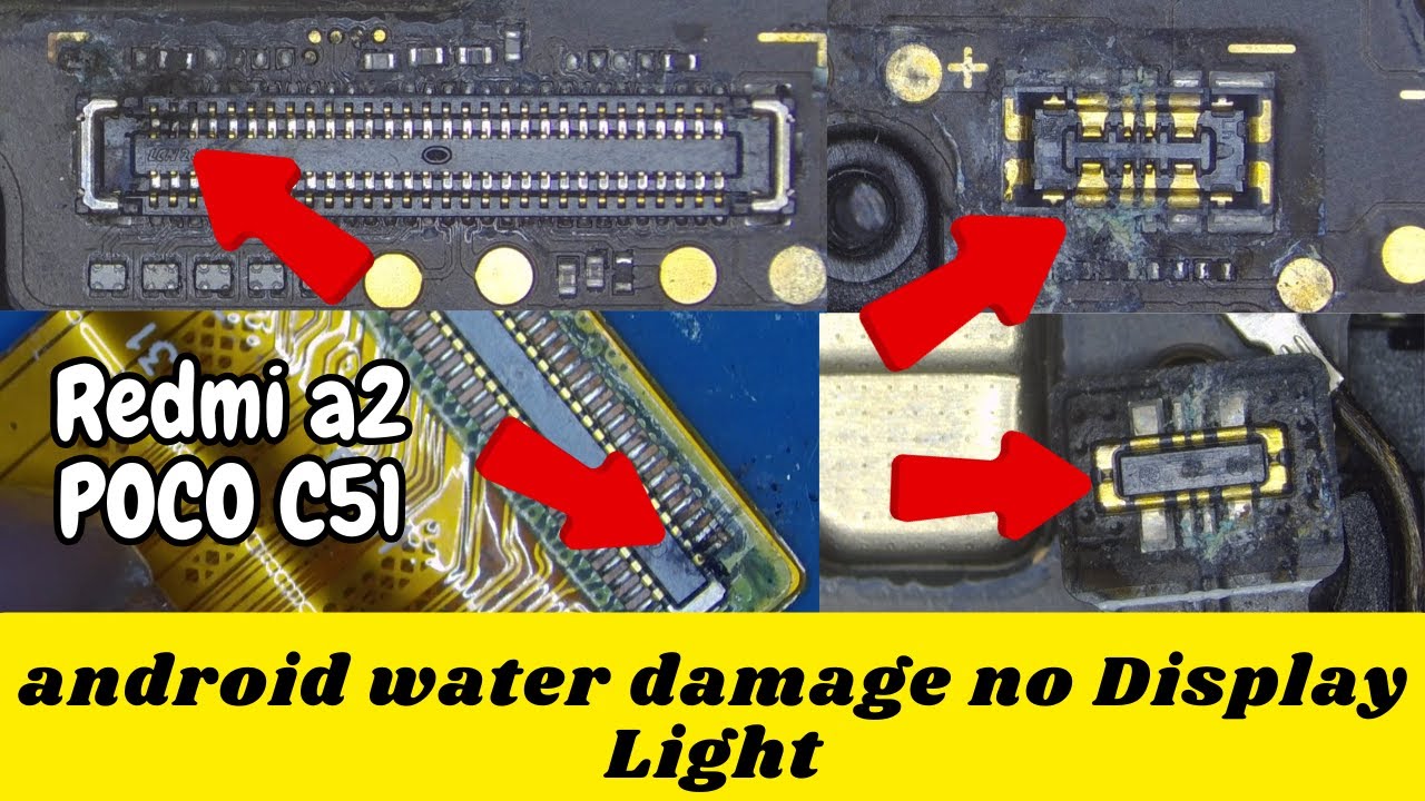 Redmi A2 | POCO C51 Water Damage Short Repair | All Android Water ...