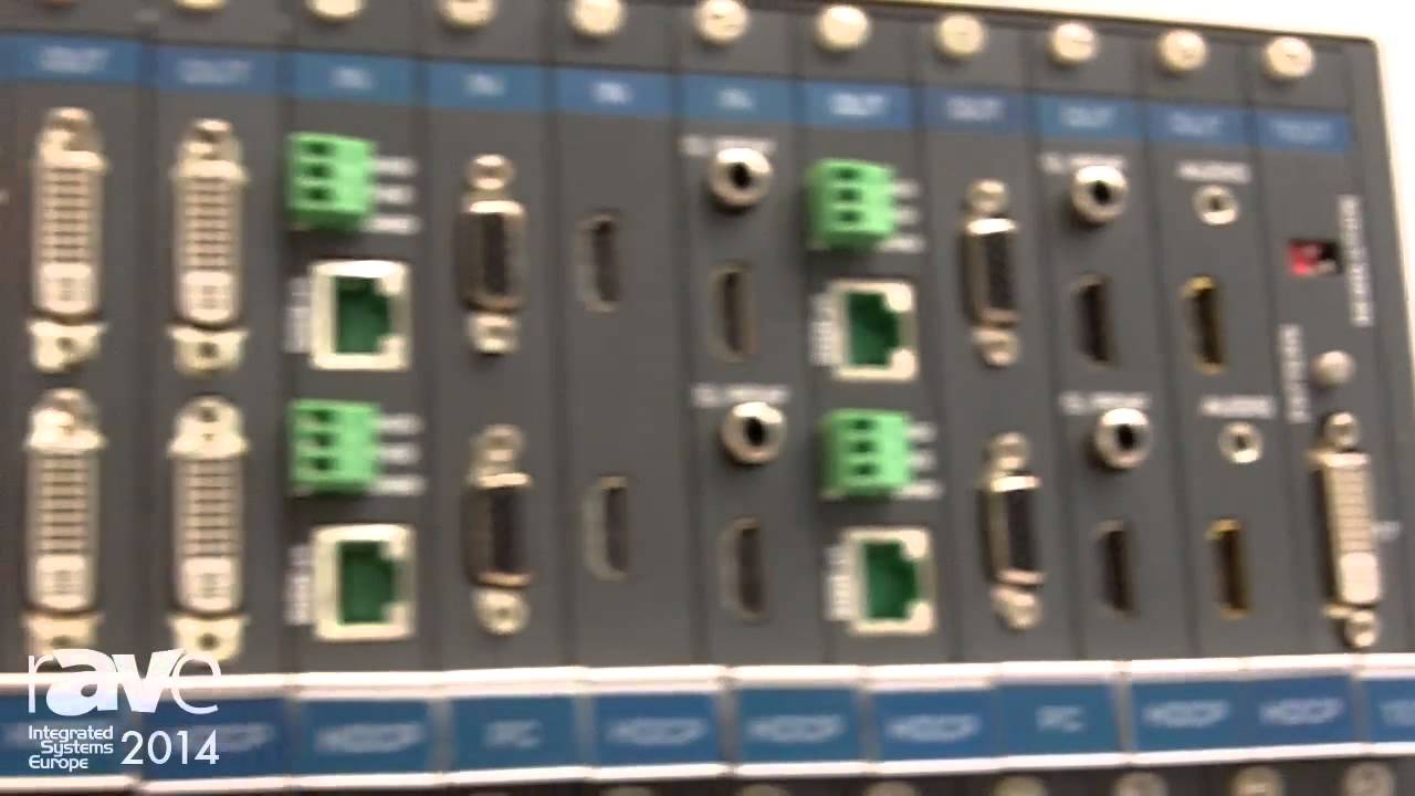 ISE 2014: Kramer Launches Digital Modular Matrix Cards - YouTube